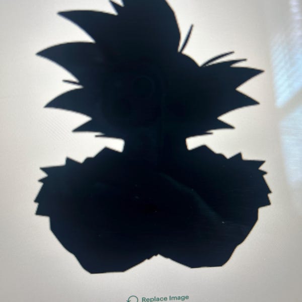 Legendary Goku Shadow Artwork – Dynamic Dragon Ball Z SVG & DXF Designs ...