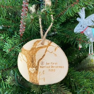 Oak Tree Ornament, Personalized Ornaments, Christmas Ornaments, Tree ...