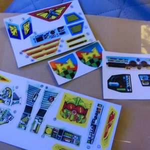 Masters of the Universe Wind Raider MOTU Replacement Stickers/labels ...