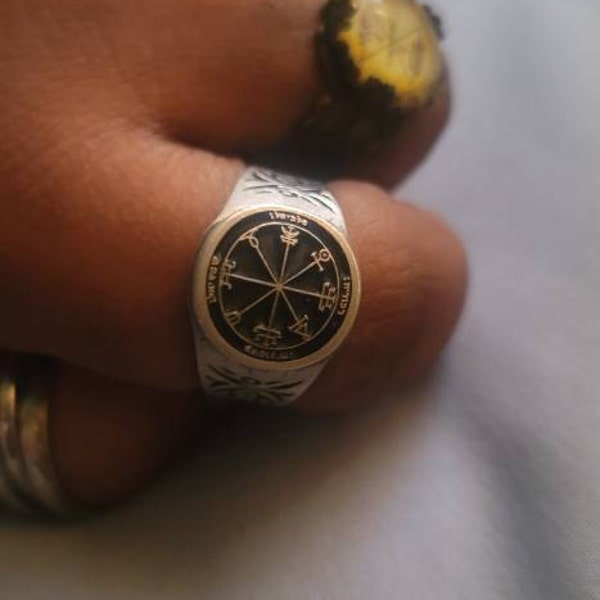 Prince Seere Goetia Ring Ars Goetia Demon Seal - Etsy
