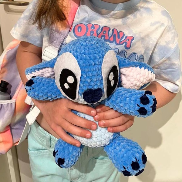 Digital 2in1 Chunky Amigurumi Blue Alien Pattern Crochet, Amigurumi in ...