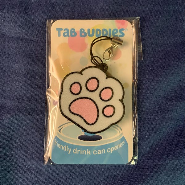 Tab Buddies Kitty Paw – Cute Soda Can Tab Opener Help for Kids, Long ...