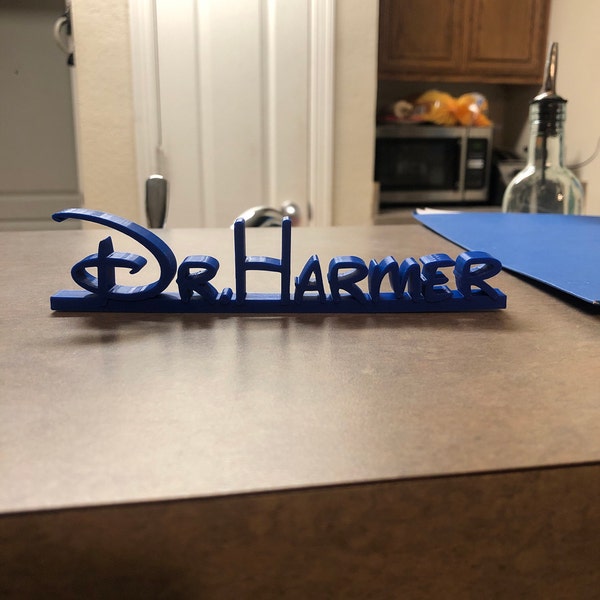 3D Printed RGB LED Letter Lamp With Remote - One of a Kind - Great for ...