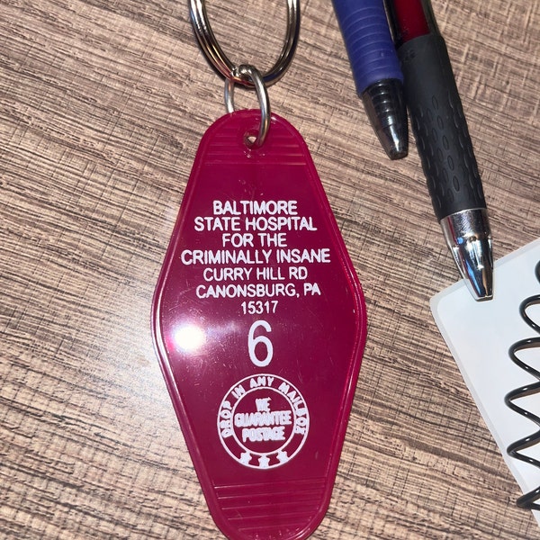 Baltimore State Hospital for the Criminally Insane Key Fob - Etsy