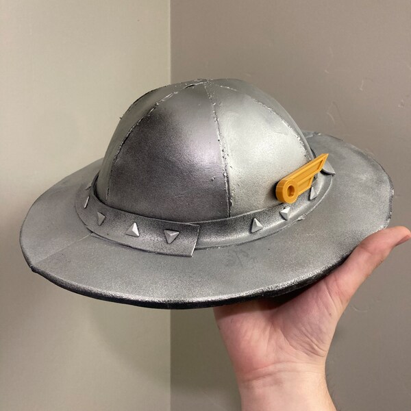 DIY Kettle Hat Eva Foam Helmet Chapel Fer Pattern Blueprint Template ...