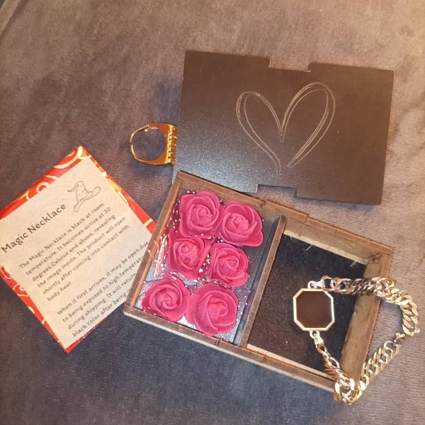Personalized Heat-activated Magic Necklace With Hidden Picture - Etsy