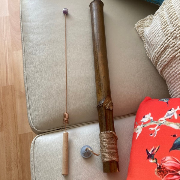 One-handed Copper Dowsing Rod Bobber With Brass Tip - Etsy