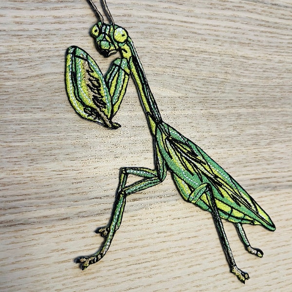 Chinese Praying Mantis Tenodera Sinensis Iron on Patch Insect Patch - Etsy