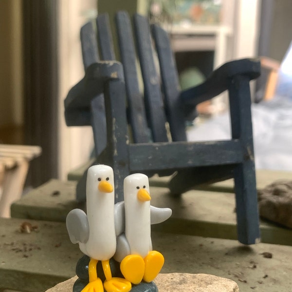 Handmade Clay Seagull Figures, Gift for Friends/loved Ones. - Etsy
