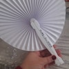 Folding Fan, Heart shaped Fan, Wedding Party Gift, Personalized Fan - Etsy