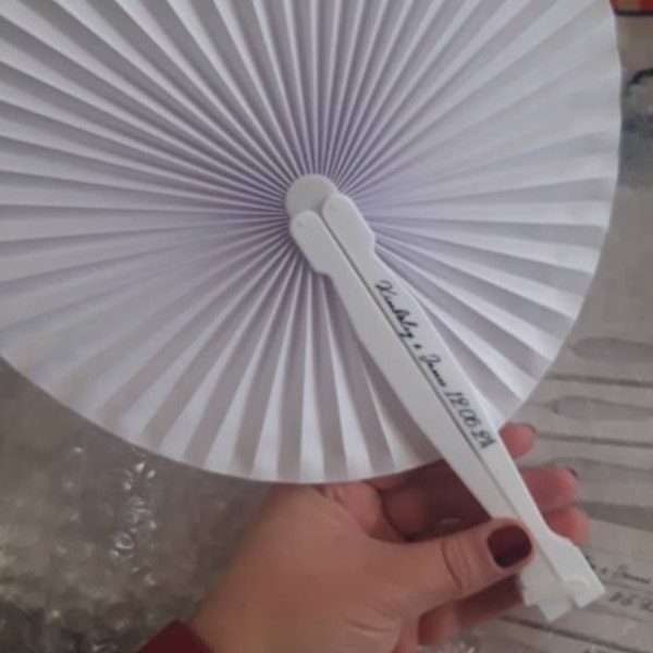 Folding Fan, Heart -shaped Fan, Wedding Party Gift, Personalized Fan - Etsy