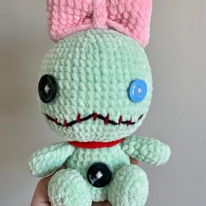 Crochet Pattern of Little Green Doll Amigurumi/ Plushie Doll/ Bagcharm ...