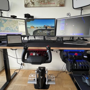 Logitech Flight Panel Under Desk Mounts - Etsy