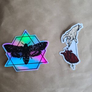 Biblically Accurate Angel Holographic Glitter Sticker Vinyl 2.85 Inches ...