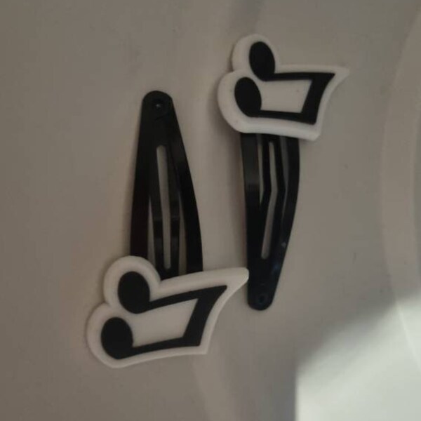 Apple Snap Hair Clips - Pack of 2 - Red - Etsy