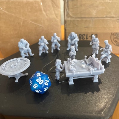 Dark Age Village Miniature Set Dnd Dungeons and Dragons Town Miniatures ...