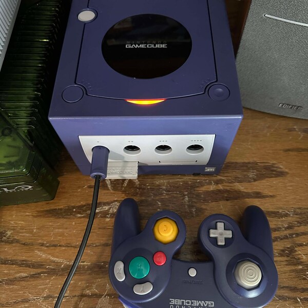 Authentic Nintendo Gamecube Console W/ One Controller - Etsy