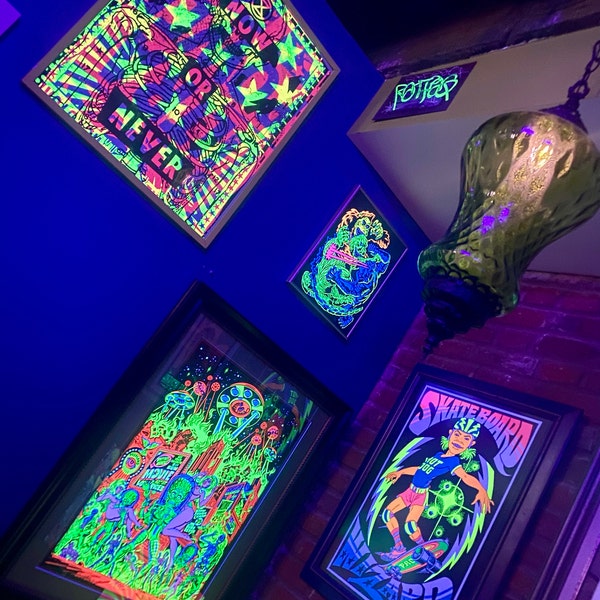 Fantastic & Astounding Gold Leaf, One of a Kind, Screenprint, Hand Made ...