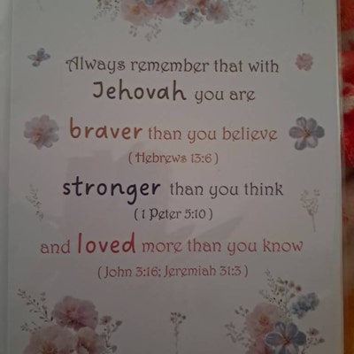 JW Friendship Card I Thank Jehovah for Friends Like You Jehovah's ...