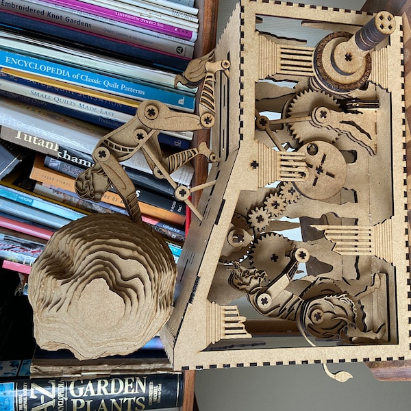 DIGITAL FILE - Sisyphus Automata - Kinetic Sculpture - Laser Cutter ...