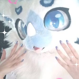 Fursuit Head Head Only,furry Cosplay,fantasy Creatures, Dog Fursuit ...