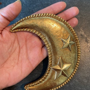 Round Mirror new Black and Old-fashioned Golden Patina With Witch's Eye ...