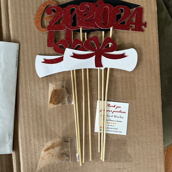 2024 Tags, 2024 Cut Out, Graduation Party Decorations 2024, Graduation ...