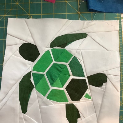 Turtle 2.0 Foundation Paper Piecing Pattern Swimming Hawaii Tropical ...