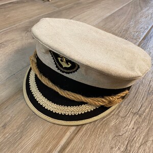 Captain, Yacht , Sailor Cap, Skipper, Marine Hat, Festival Hat, Party ...
