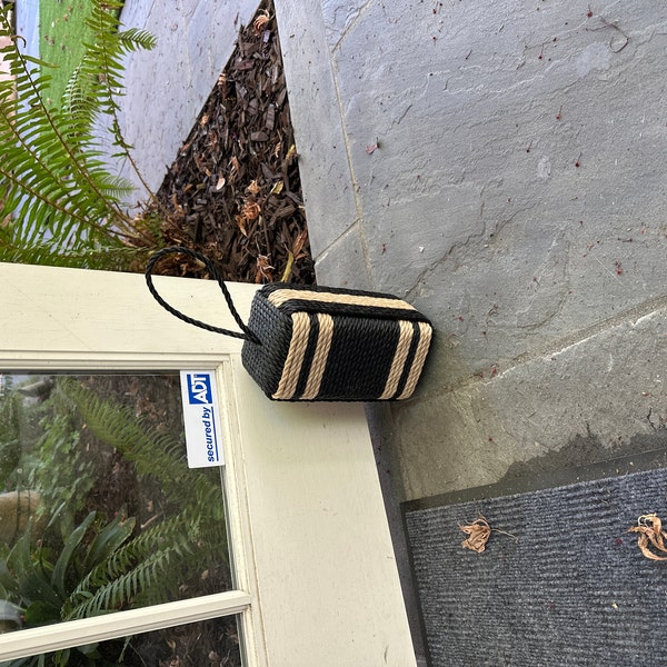 CUSTOM Rope Doorstop, 10 or 20 Lb, Outdoor Use, Monkey Fist, Nautical ...