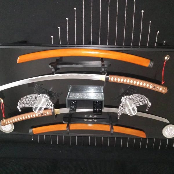 Handmade Afro Sword, Classic Samurai Tachi Sword Real Martial Art Sword ...