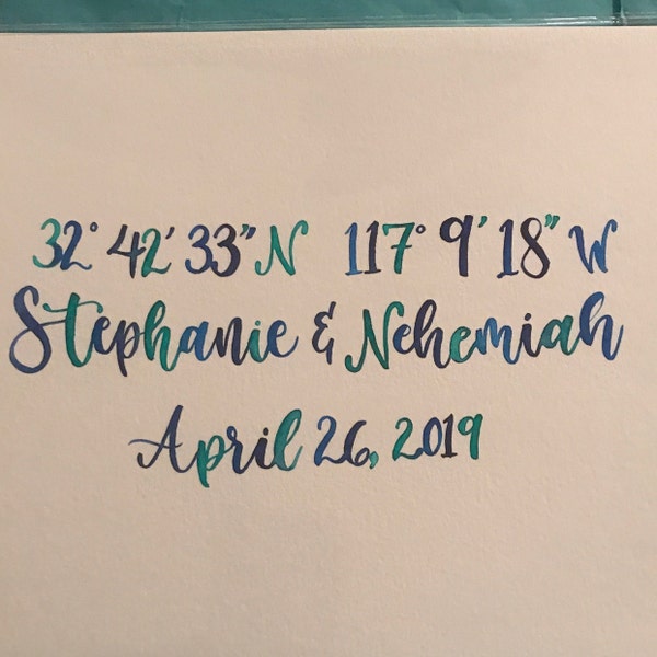 Calligraphy Sign, Brush Lettering, Custom Lettering, Custom Calligraphy ...