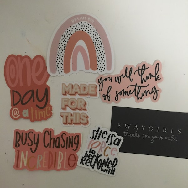 Sticker Bundle | Pick Any 5 of Your Choice | Sticker Packs | Waterproof ...
