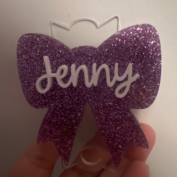 Bow Bag Tag, Key Chain Personalized. Perfect for Back to School ...