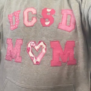 Custom Patchwork College Crewneck - Etsy