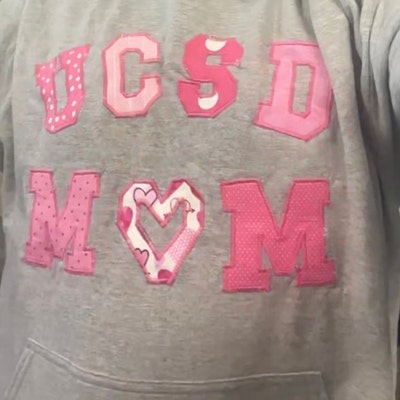 Custom Patchwork College Crewneck - Etsy