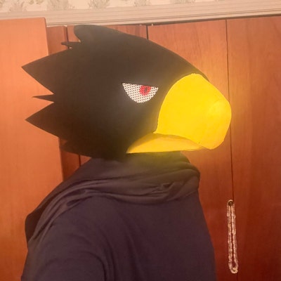 Tokoyami Cosplay Mask Moving Jaw Pattern/template - Etsy
