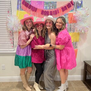 Xo Fetti RIP Single Life Glitter Banner Black 5 Ft. - Etsy