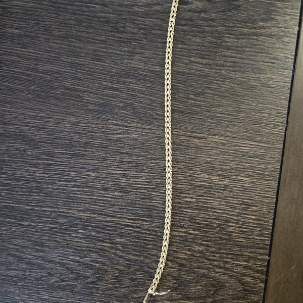 14K Yellow Gold 13.5mm Floral Leaf Bangle, Floral Pattern, 7 8 Bangle ...