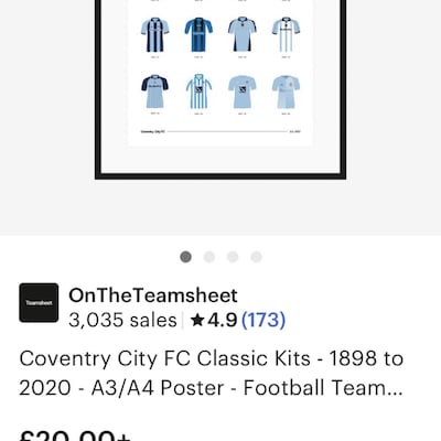 Sunderland AFC Classic Kits 1879 to 2021 A3/A4 Poster Football Team ...