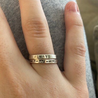 Always Hand Stamped Sterling Silver Ring - Etsy