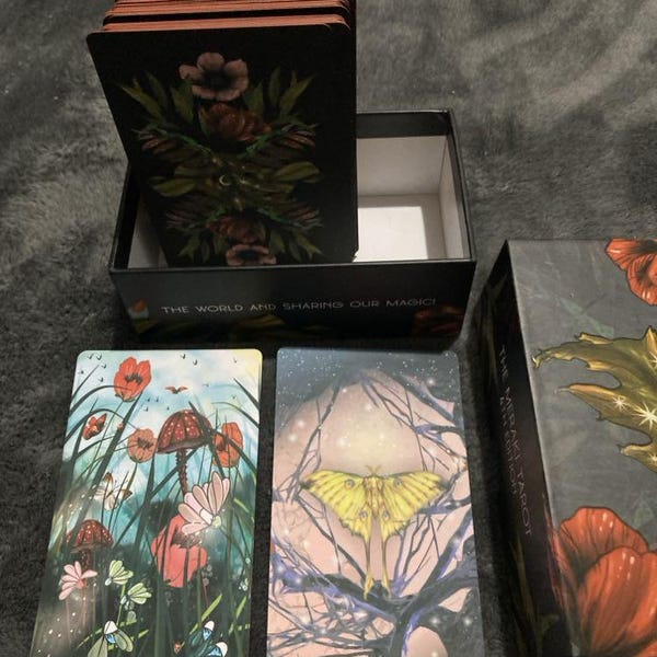 Botanical Tarot Deck and Guidebook by Sow the Magic, Nature Tarot ...