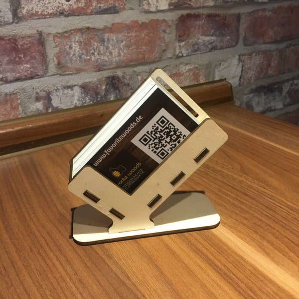 Business Card Holder Laser Cut Svg Files, Vector Files for Laser ...