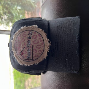 Vintage Logo Hat, Custom Distressed Raggy Patch Hat With Your Logo ...