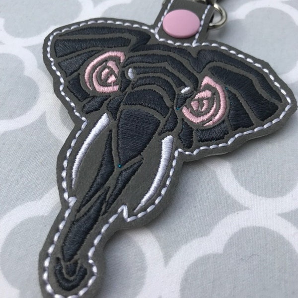 Embroidery Design Digitized Tribal Elephant Face Keychain 4 X 4 - Etsy