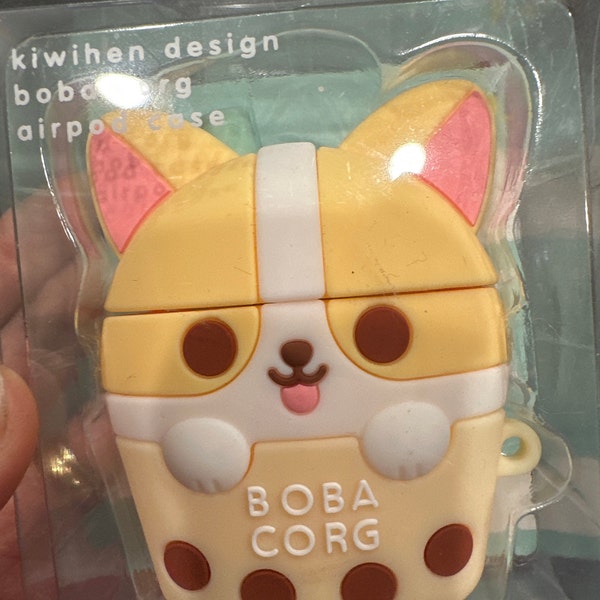 Boba Corg AirPod Case (gen. 1 & 2), Airpods Cases, Cute Airpods Case, Milk Tea AirPod Case ...