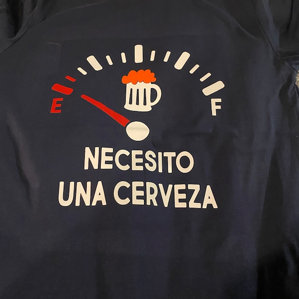 Necesito Una Cerveza SVG, Funny Drinking Design (digital Files) - Etsy