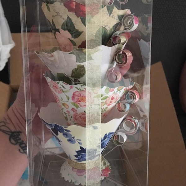 High Tea Paper Tea Cups, Tea Party Favors, Alice in Wonderland Tea ...