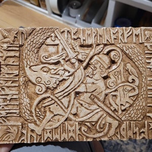 Thor Totem Altar Statue Asatru Figurines | Etsy