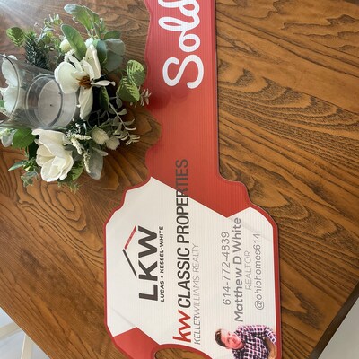 Keller Williams Personalized Real Estate Key Prop Printed Closing Key ...